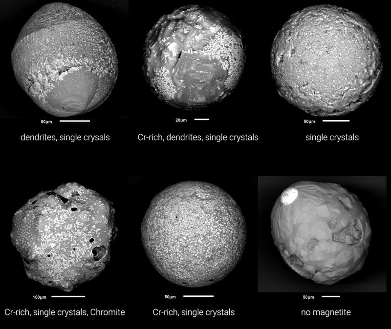 Characterization of micrometeorites and explanations of the database ...