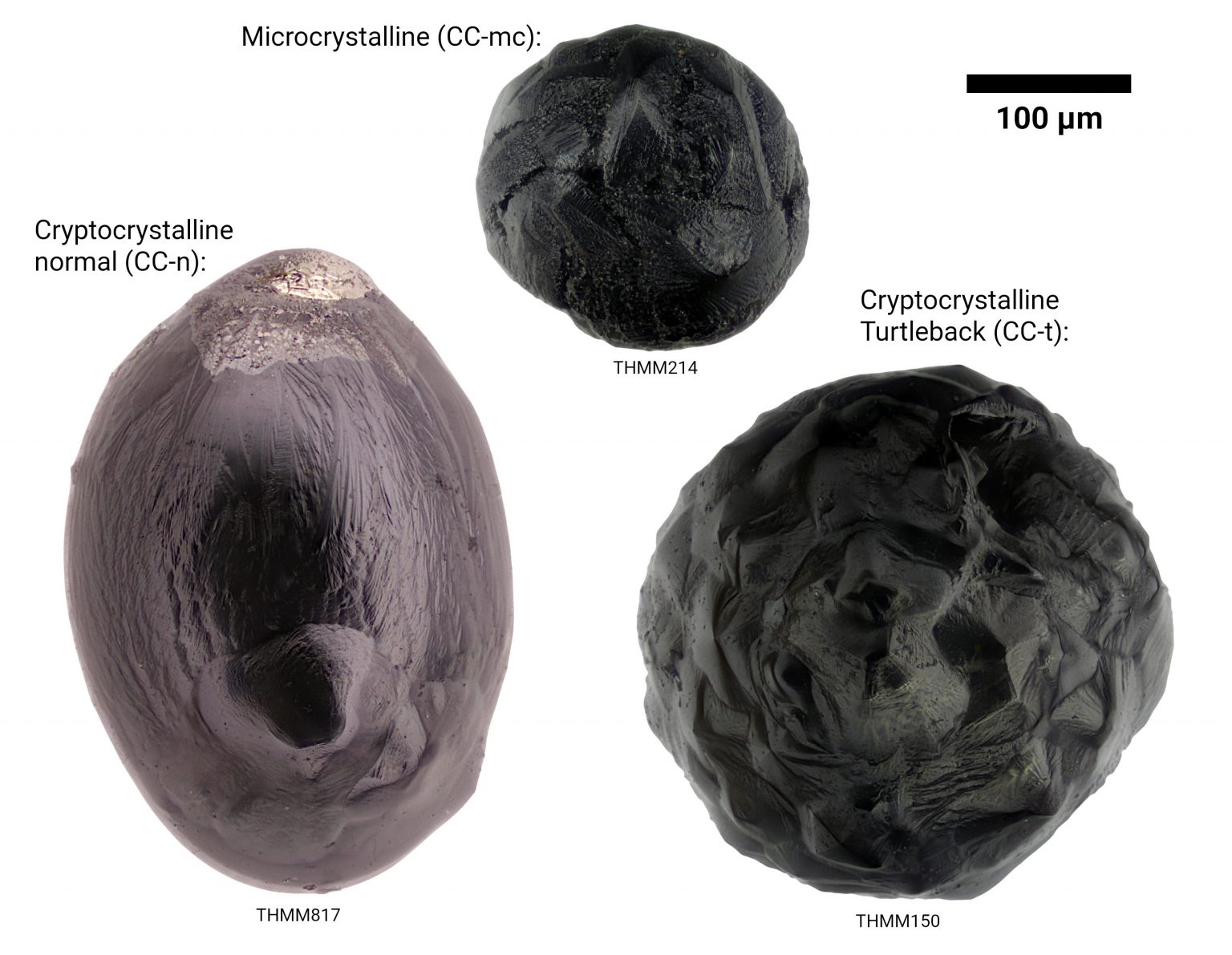 Klassifikation: Cryptocrystalline (CC) – Urbane Mikrometeorite