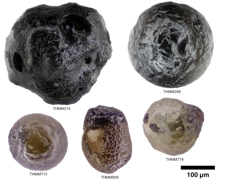 Klassifikation: Porphyritic (PO) • Urbane Mikrometeorite